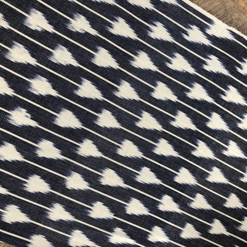 Guatemalan Ikat Fabric -minerva -indigo - Etsy