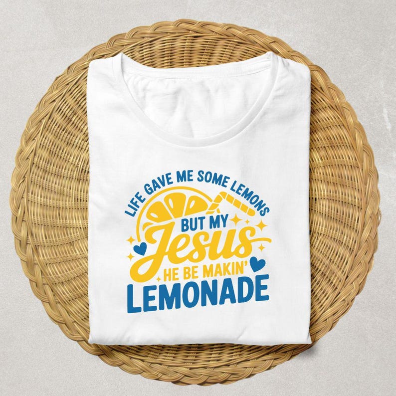 Christian Lemonade Clipart: Jesus Quote PNG SVG (digital File) - Etsy