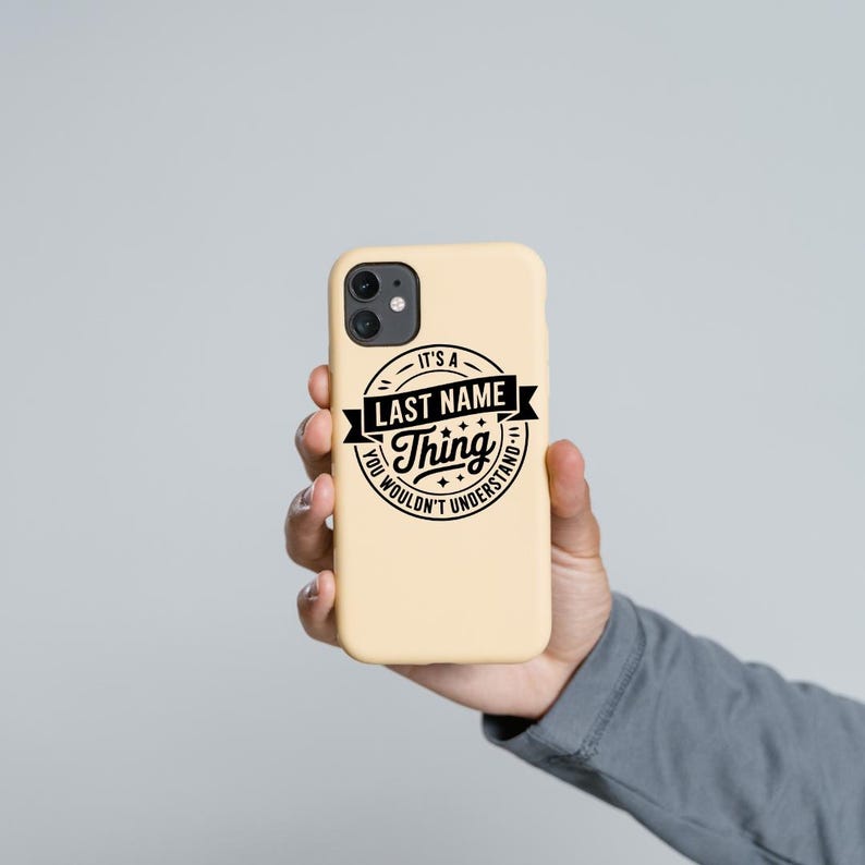 Personalized Family Name SVG: Custom Last Name Print (digital Download ...