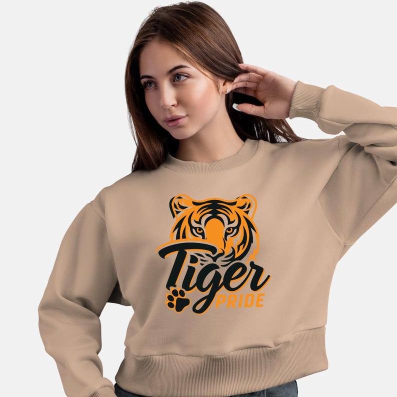 Tiger Pride SVG: Mascot Design for Cricut, PNG, PDF (digital Download ...