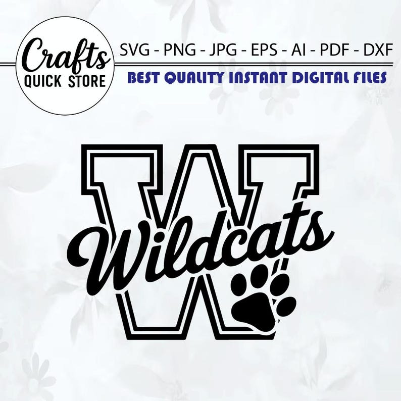 Wildcats SVG Bundle: School Mascot Cut Files (digital Download - Etsy