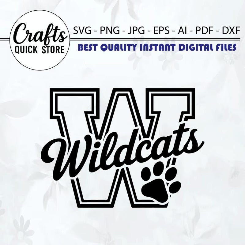Wildcat Svg - Etsy