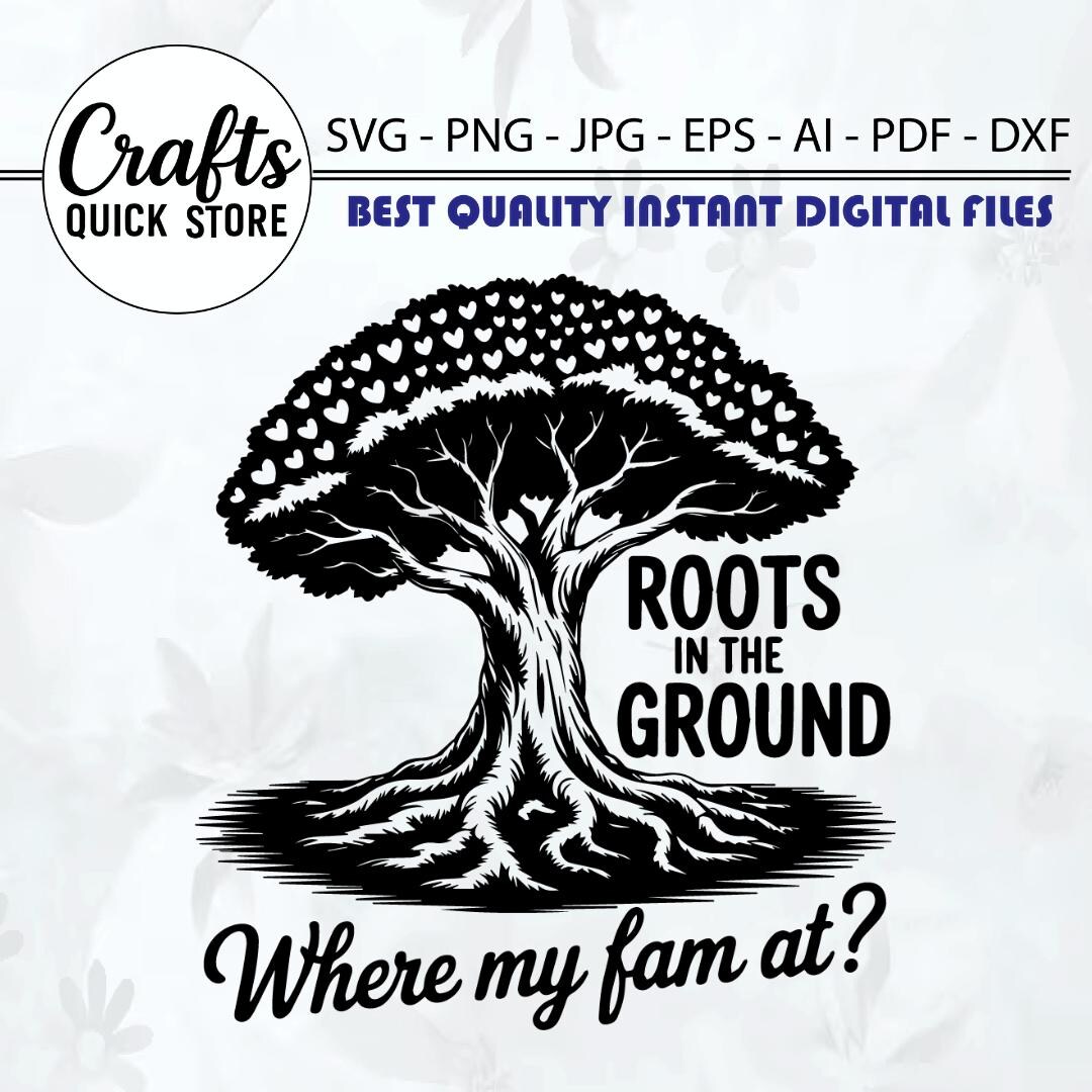 Rustic Rodeo Fan Design: Roots in the Ground SVG PNG (digital Download ...