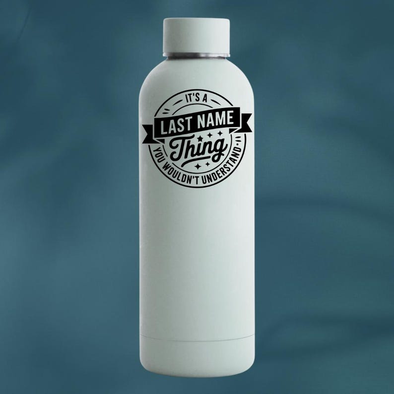 Personalized Family Name SVG: Custom Last Name Print (digital Download ...