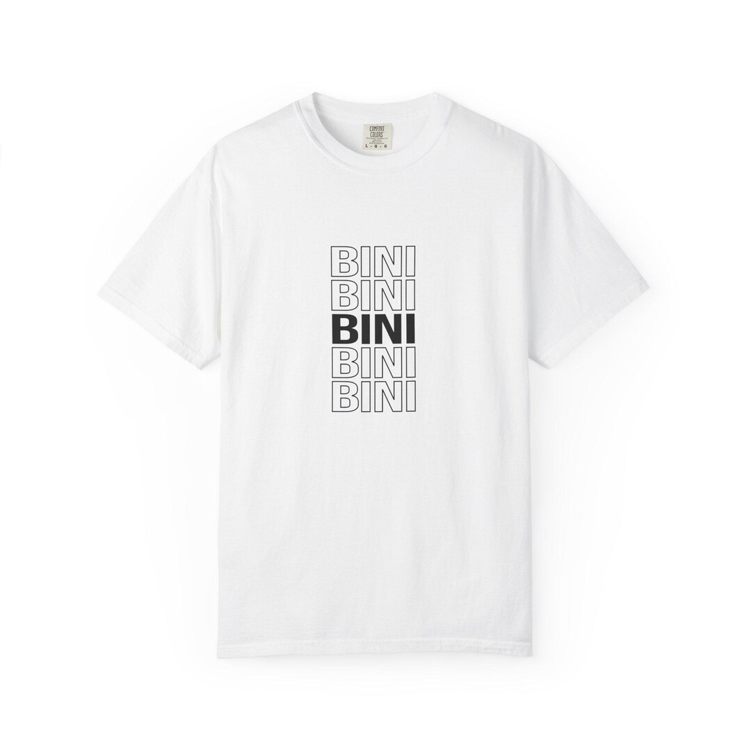 Bini Shirt Unisex Black Font - Etsy