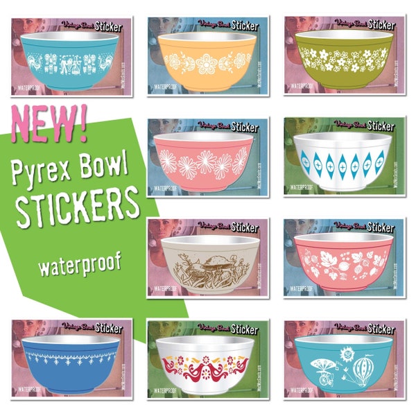 Pyrex Decals - Etsy