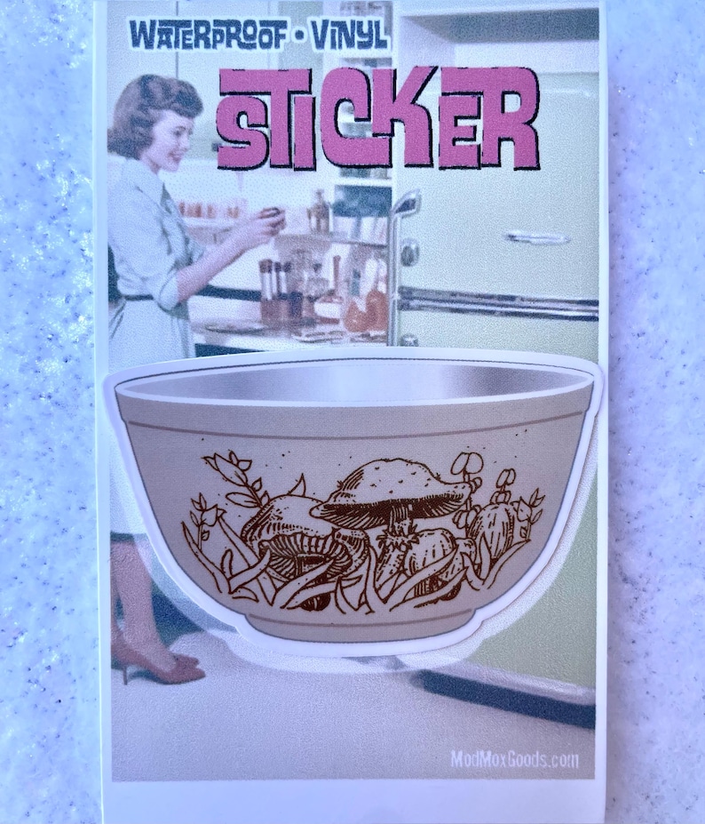 STICKERS Vintage Pyrex Bowl Choose One or More or All 10 - Etsy