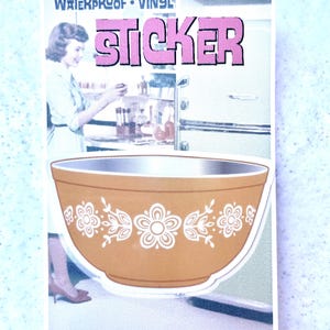 STICKERS Vintage Pyrex Bowl Choose One or More or All 10 - Etsy