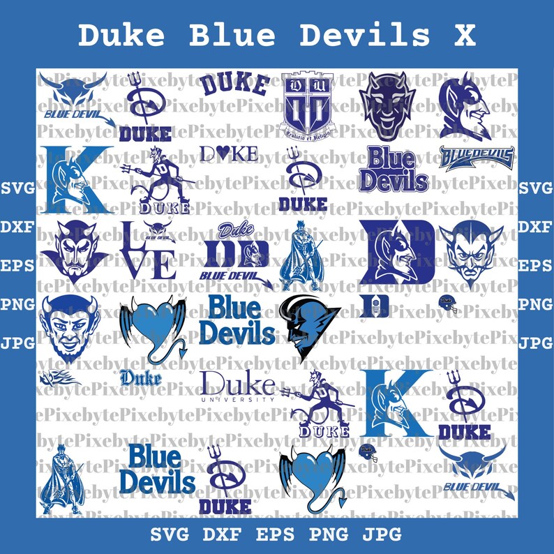 Blue Devils SVG Bundle, Duke Football, SVG Bundle, Cricut, Printable ...