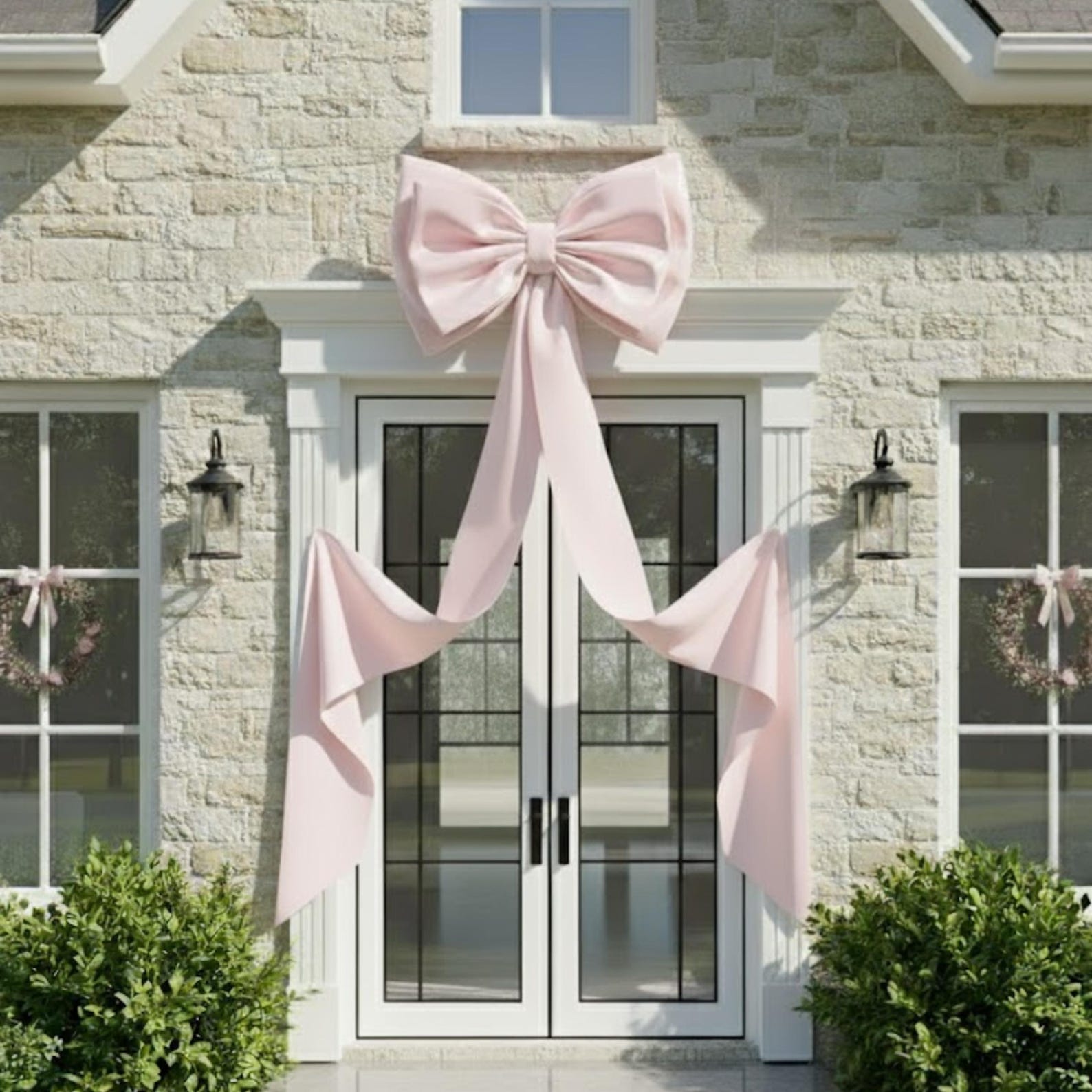 Oversized Satin Christmas Tree Bow – Extra Large Wedding Decor - Etsy ...