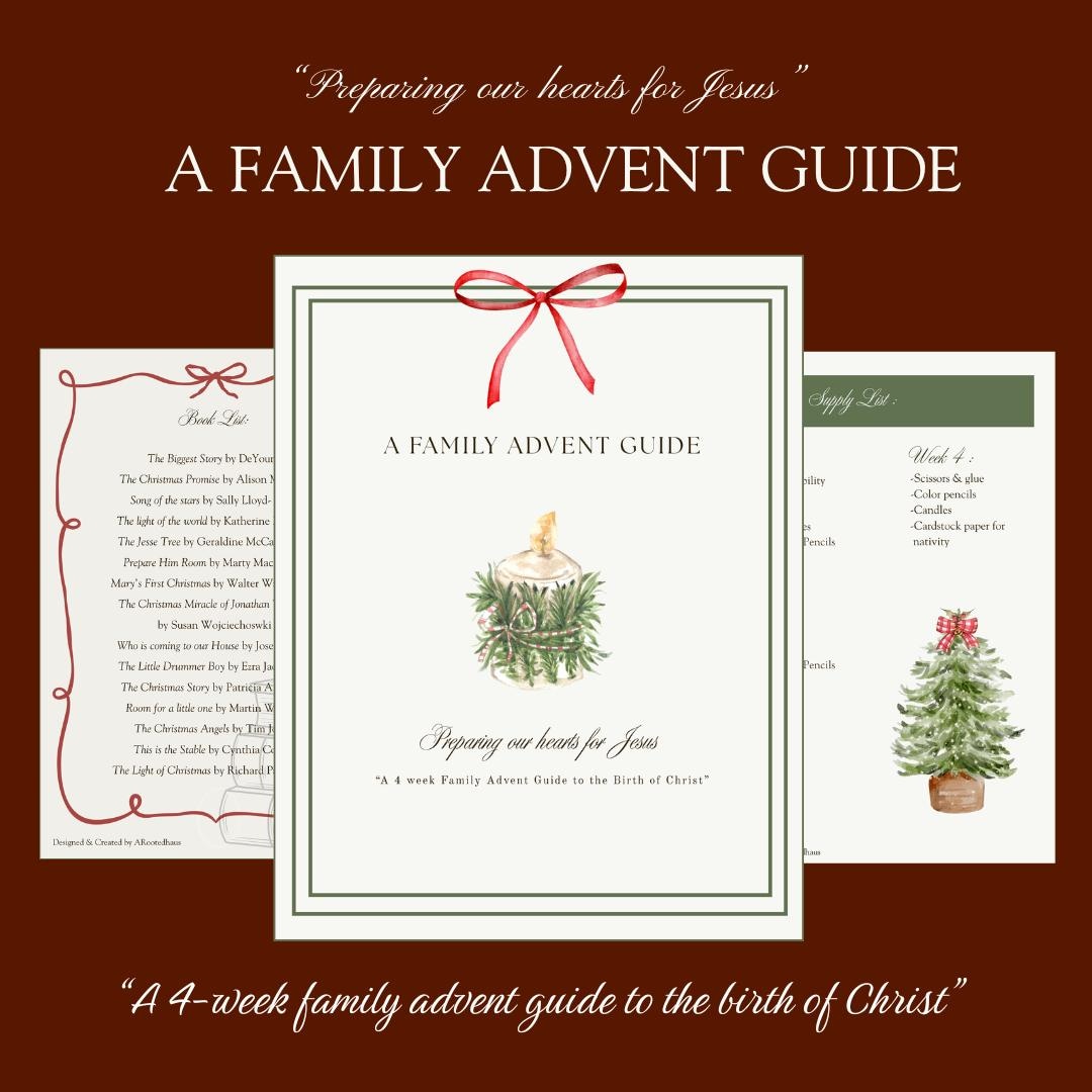Preparing the Way for Jesus - A 4 Week Family Advent Guide - Etsy