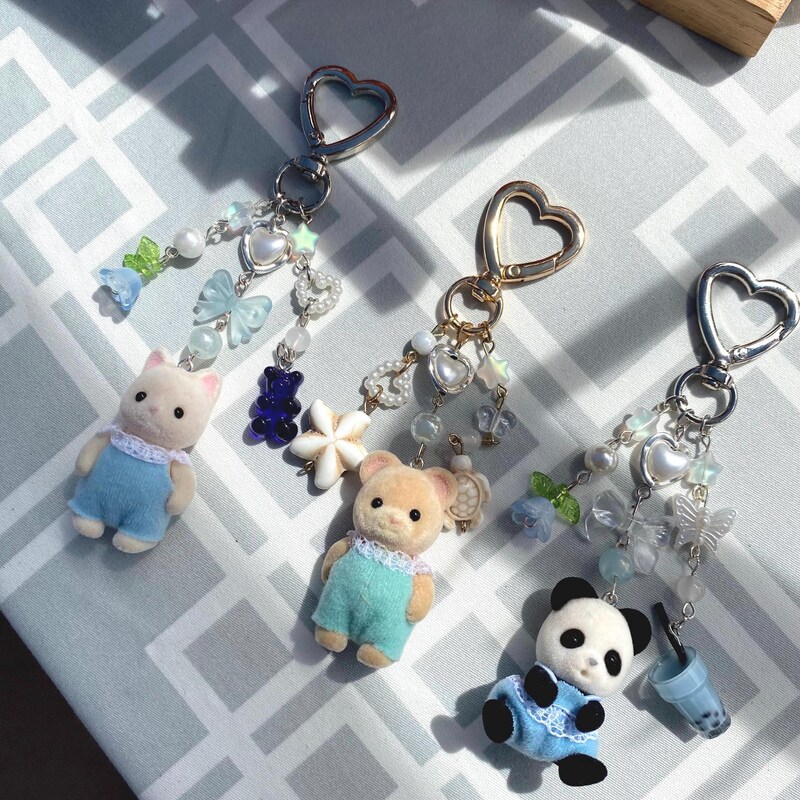 Calico Critters Keychain - Etsy