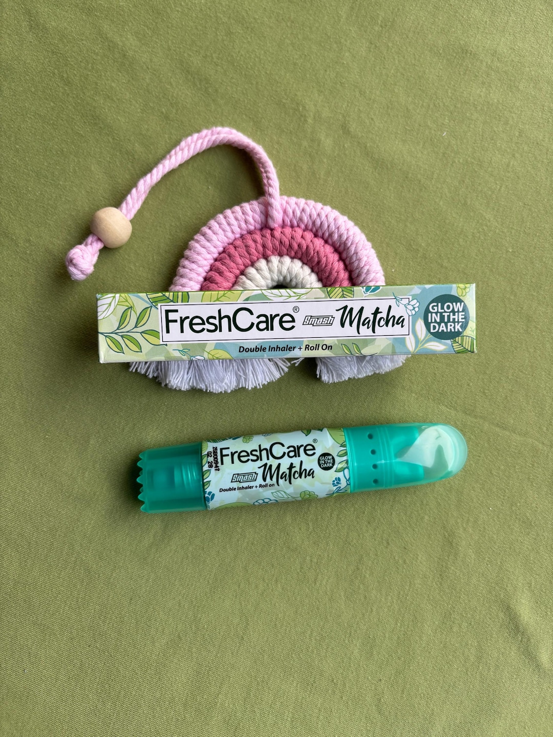Freshcare Matcha Double Inhaler & Roll on | Glow in the Dark | Herbal ...