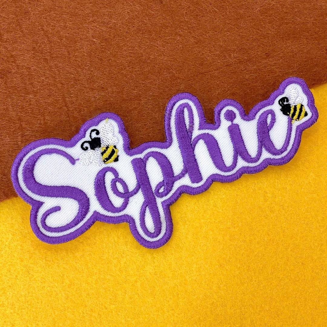 Personalized Embroidered Name Patch, Custom Text Iron on Sew on Tag - Etsy
