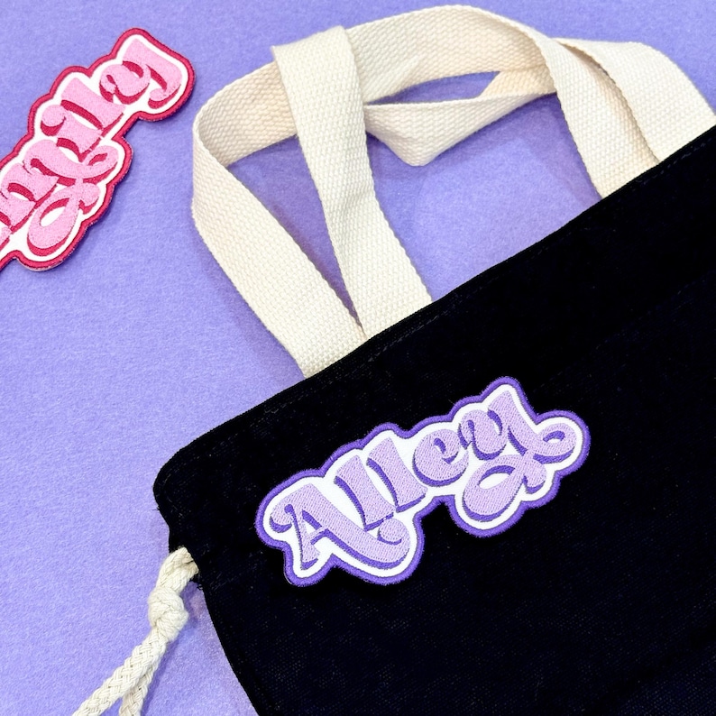 Custom Embroidered Name Patch: Iron-on or Sew-on Patches for Clothes ...