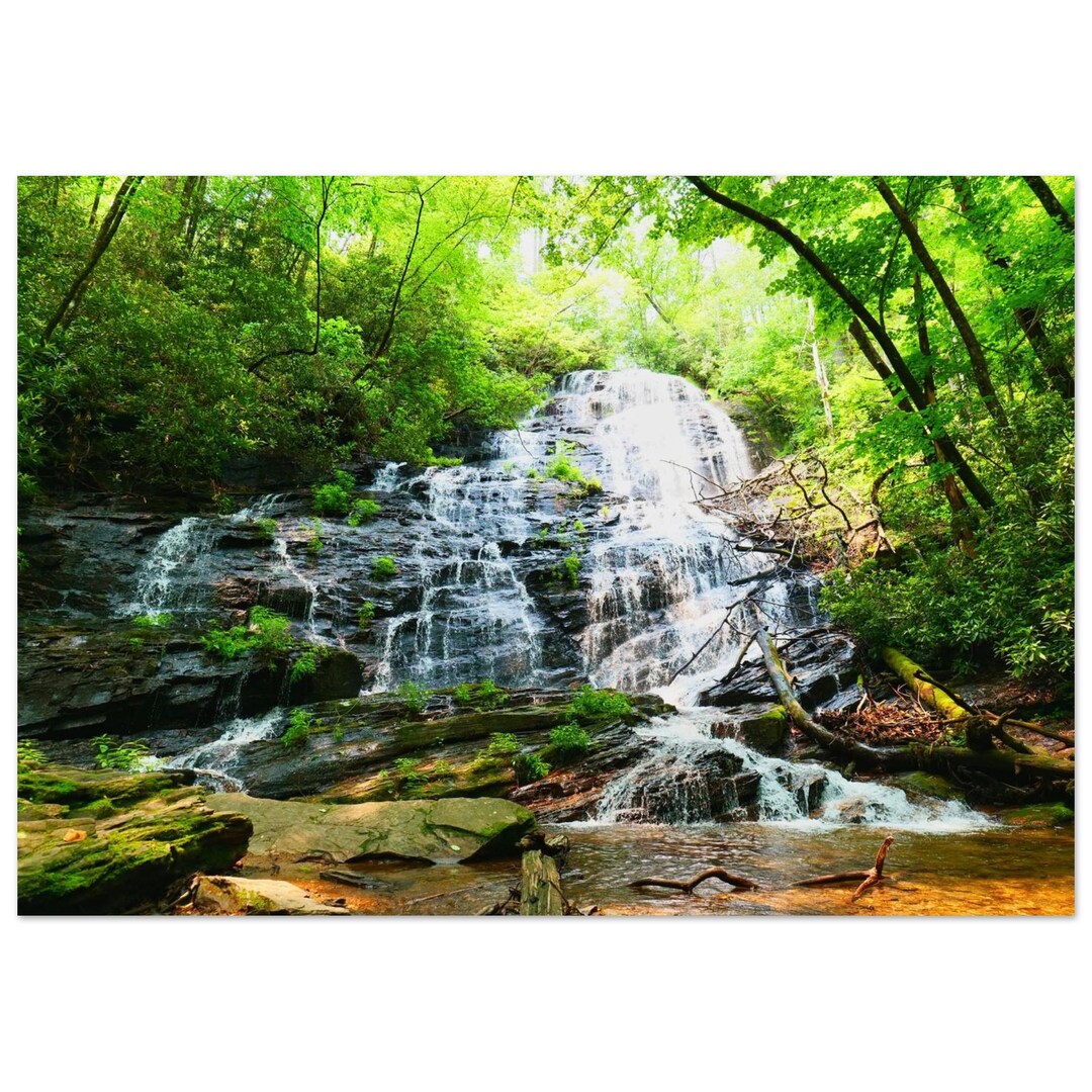 Horse Trough Falls Aluminum Print – Scenic Waterfall Landscape ...