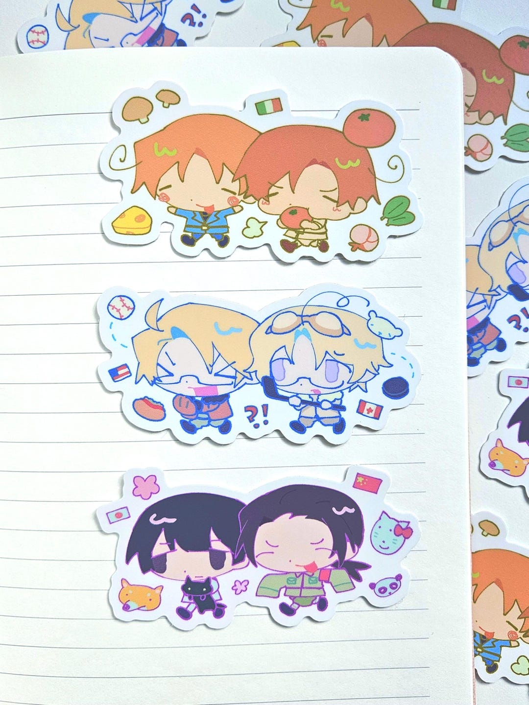 APH Sibling Stickers (3in) - Etsy