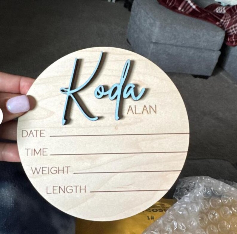 Personalized Father's Day Handprint Sign – Gift From Child to Dad - Etsy