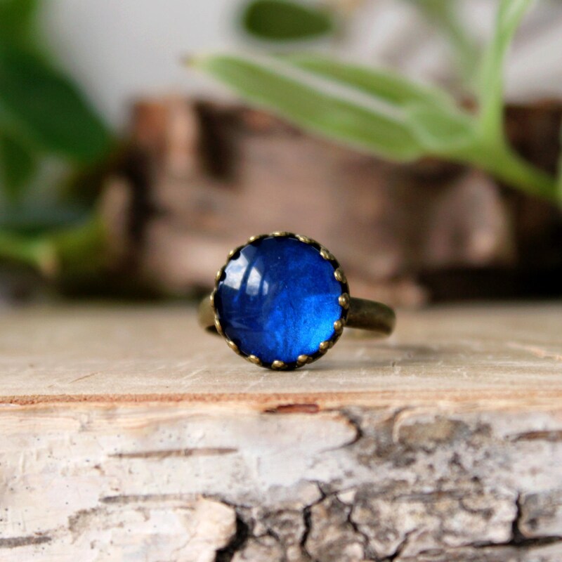 Blue Ring - Etsy