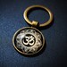 Om Keychain | Spiritual Jewelry | Om Key Ring | Hindu Jewelry ...