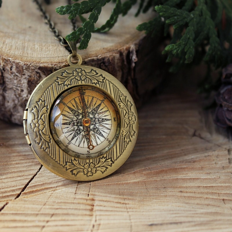 Compass Jewelry - Etsy