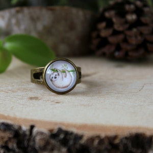 Sloth Ring | Sloth Jewelry | Animal Ring | Sloth Gifts | Animal Jewelry ...