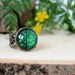 Green Leaf Ring | Antique Bronze Ring | Green Leaf Jewelry | Leaf Ring ...