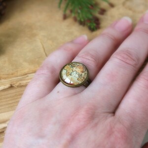 Vintage Map Ring | Map Ring | Map Jewelry | Vintage World Map | World ...