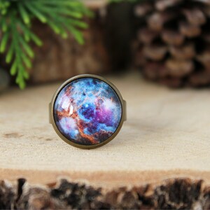 Galaxy Ring | Galaxy Jewelry | Nebula Ring | Space Jewelry | Universe ...