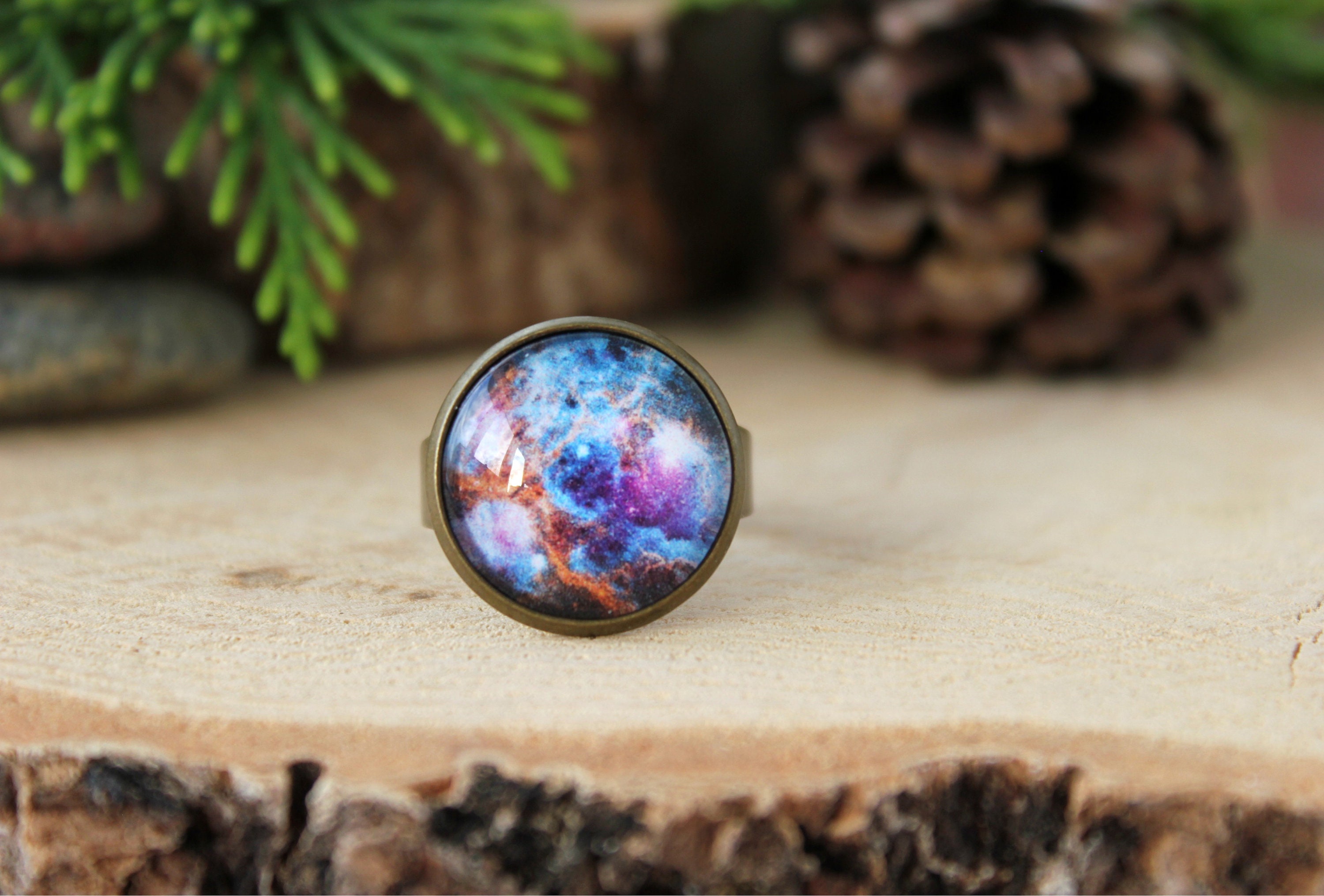 Galaxy Ring Galaxy Jewelry Nebula Ring Space Jewelry | Etsy