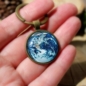 Planet Earth Keychain | Space Jewelry | Galaxy Jewelry | Galaxy ...