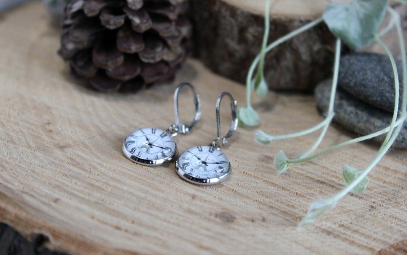 Retro Watch Earrings Vintage Clock Dangle Earrings Clock - Etsy