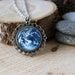 Planet Earth Pendant | Earth Pendant | Galaxy Jewelry | Space Necklace ...