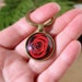 Red Rose Keychain | Rose Keychain | Flower Keychain | Personalized Gift ...