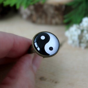 Yin Yang Ring | Spiritual Ring | Chinese Philosophy Symbol | Antique ...