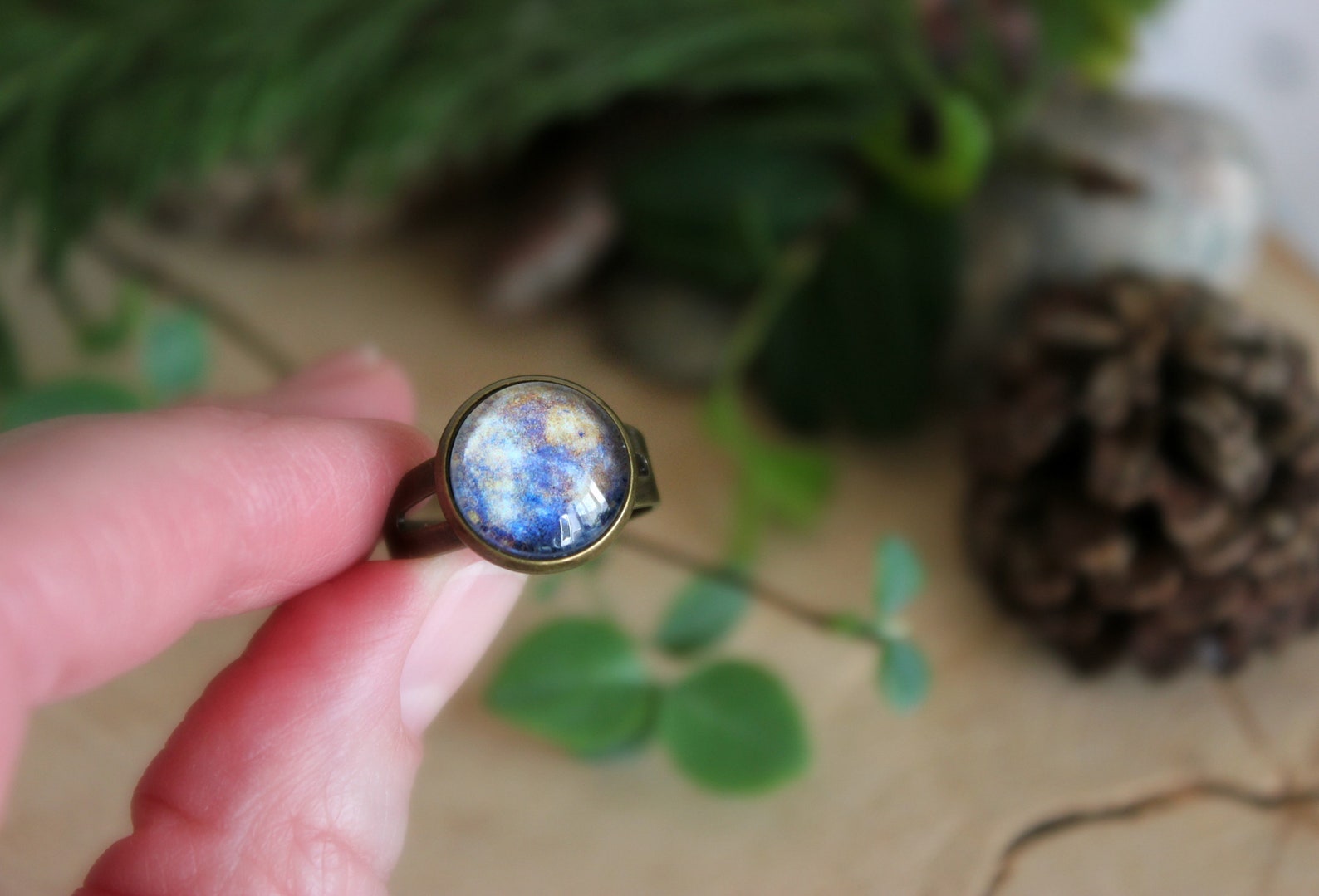 Mercury Ring Galaxy Jewelry Mercury Jewelry Planet Ring - Etsy