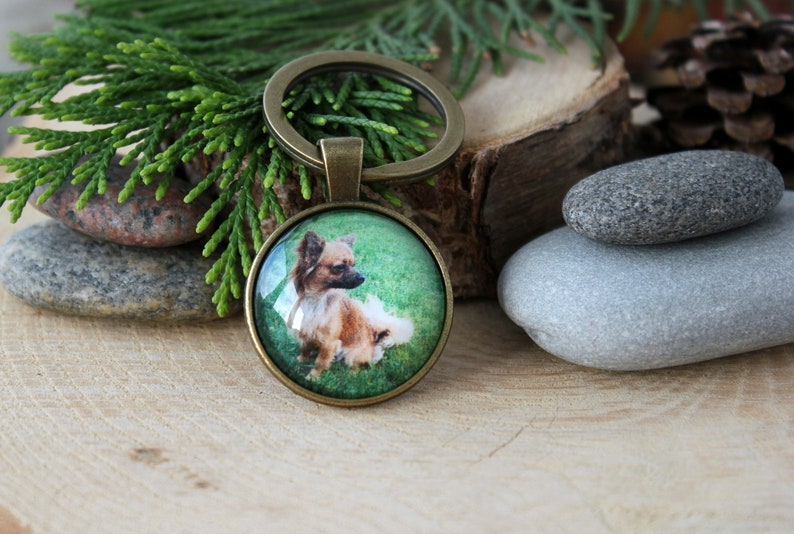Custom Pet Keychain Your Pet's Photo Keychain - Etsy