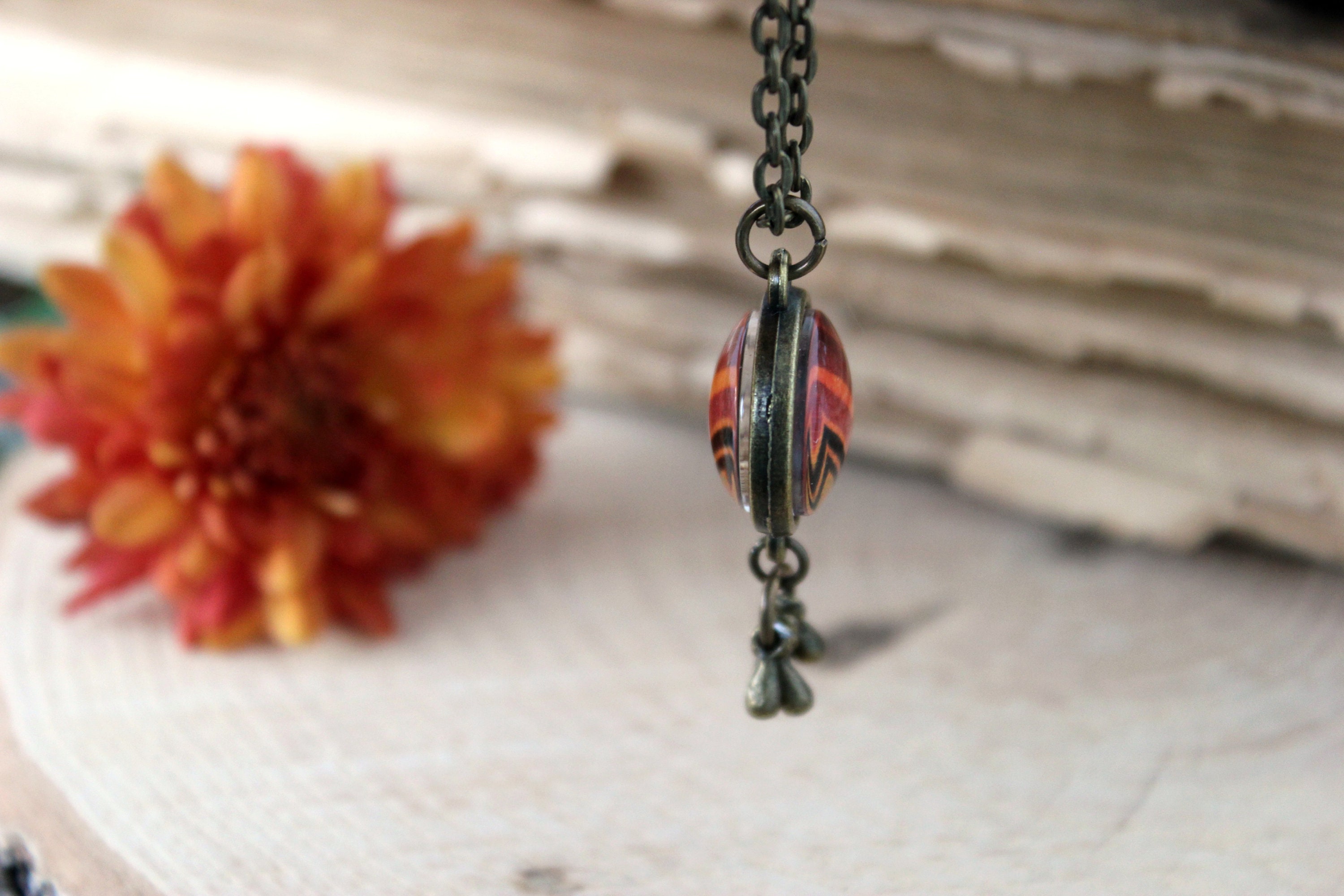 Two Sided Levels of Flame Necklace | Fire and Flames Jewelry | Symbolic ...