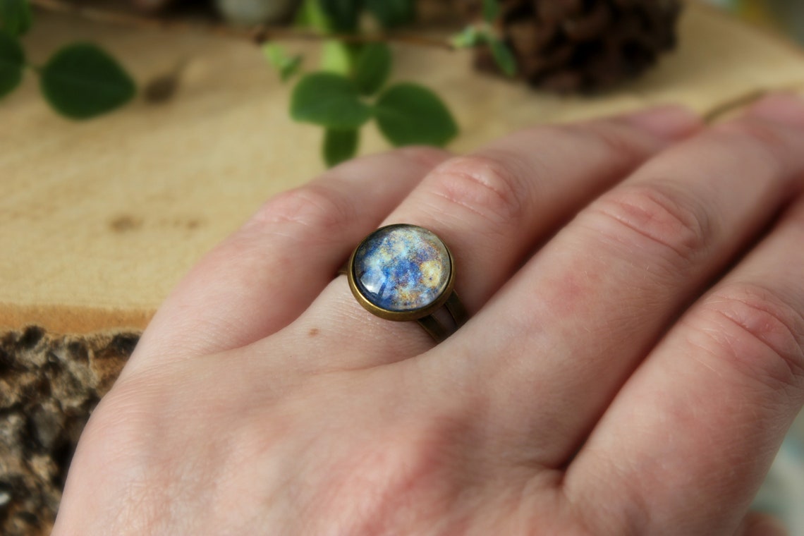 Mercury Ring Galaxy Jewelry Mercury Jewelry Planet Ring - Etsy