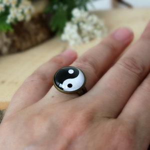 Yin Yang Ring | Spiritual Ring | Chinese Philosophy Symbol | Antique ...