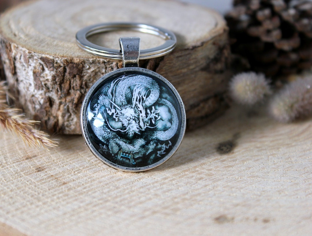 Dragon Keychain | Dragon Key Ring | Chinese Dragon Jewelry ...