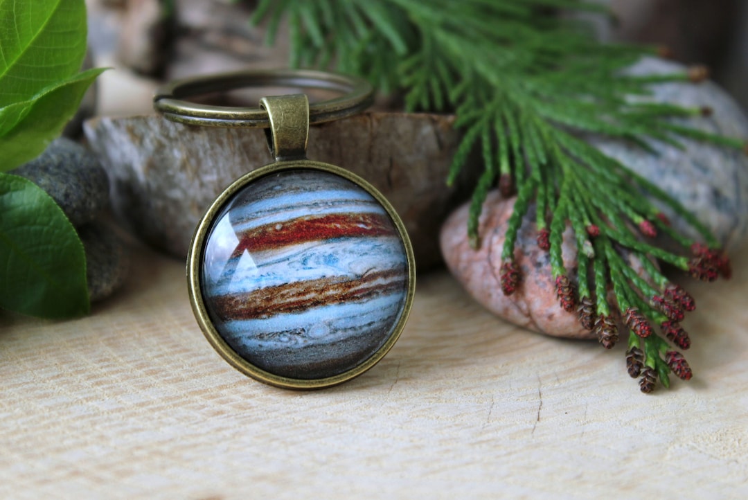 Jupiter Keychain | Galaxy Keychain | Space Jewelry | Universe Keychain ...