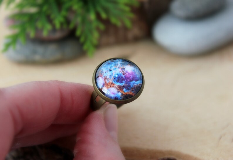 Galaxy Ring | Galaxy Jewelry | Nebula Ring | Space Jewelry | Universe ...