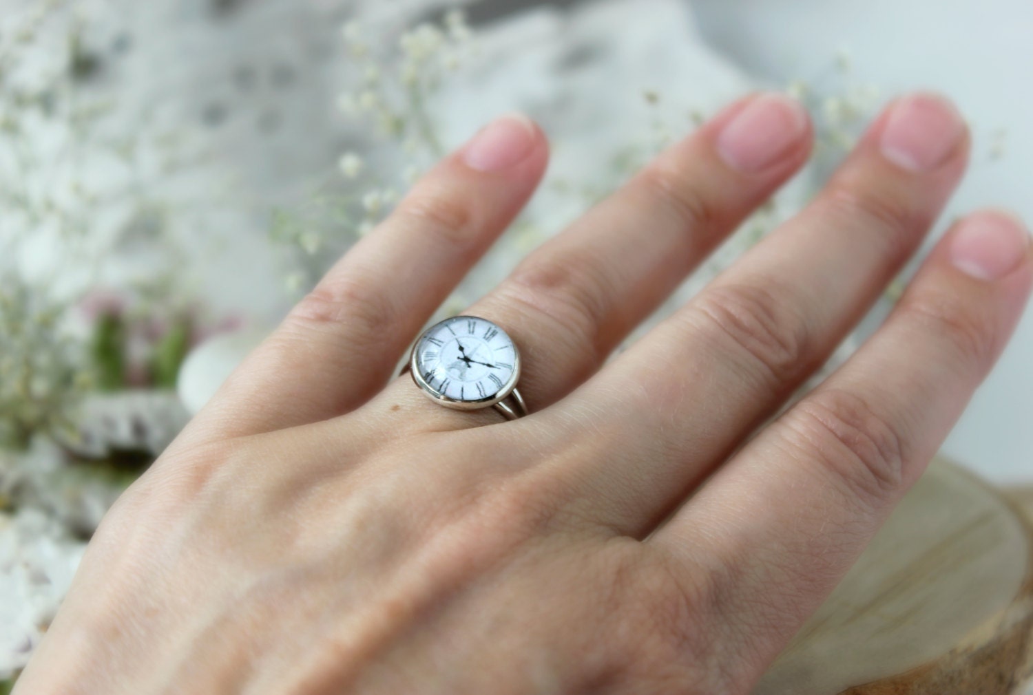 Vintage Clock Ring Clock Dial Jewelry Adjustable Clock - Etsy