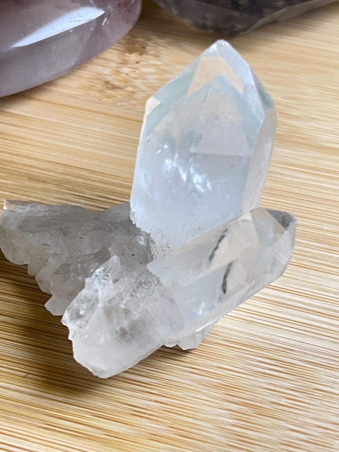 Dow Quartz Crystal Pyramid: Green Phantom Healing Stone - Etsy