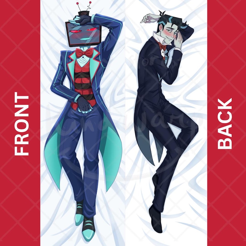 Pre-order Human Vox Hazbin Hotel Body Pillow Cover| Vincent Whittman ...