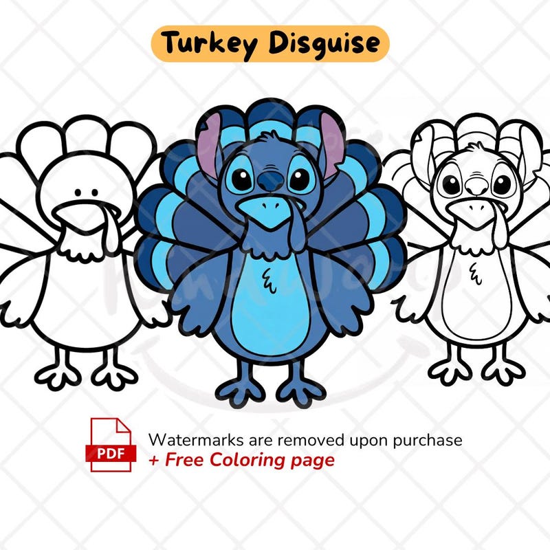 Lilo Turkey Disguise - Etsy Australia