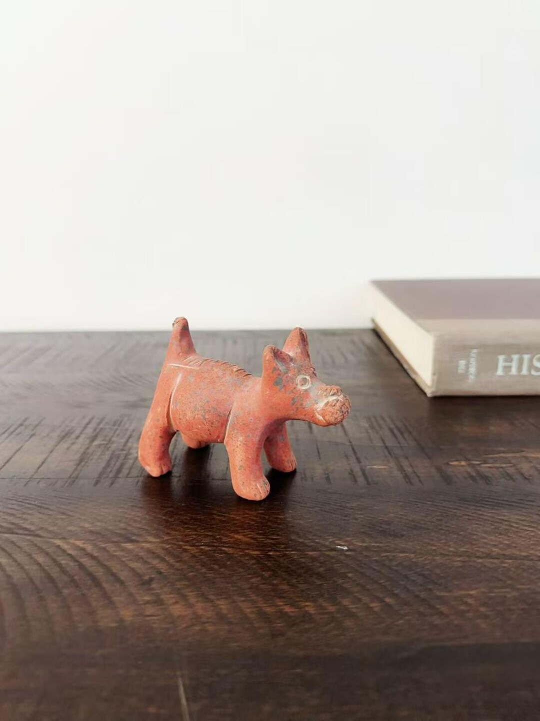 20th Century Colima-style Pottery Dog Figurine – Mesoamerican Folk Art ...