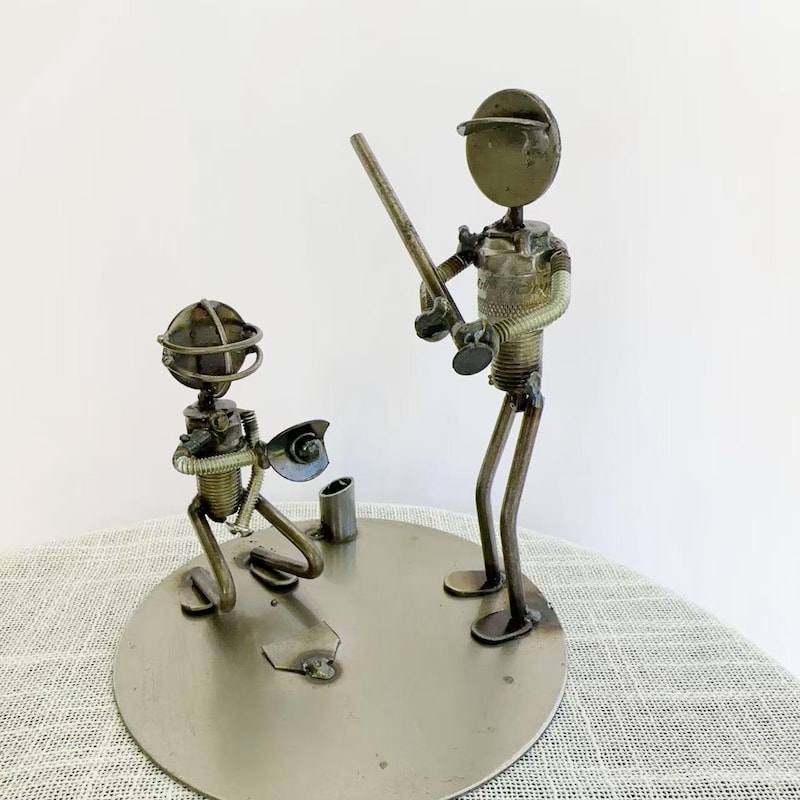 Baseball Metal Sculpture - Etsy