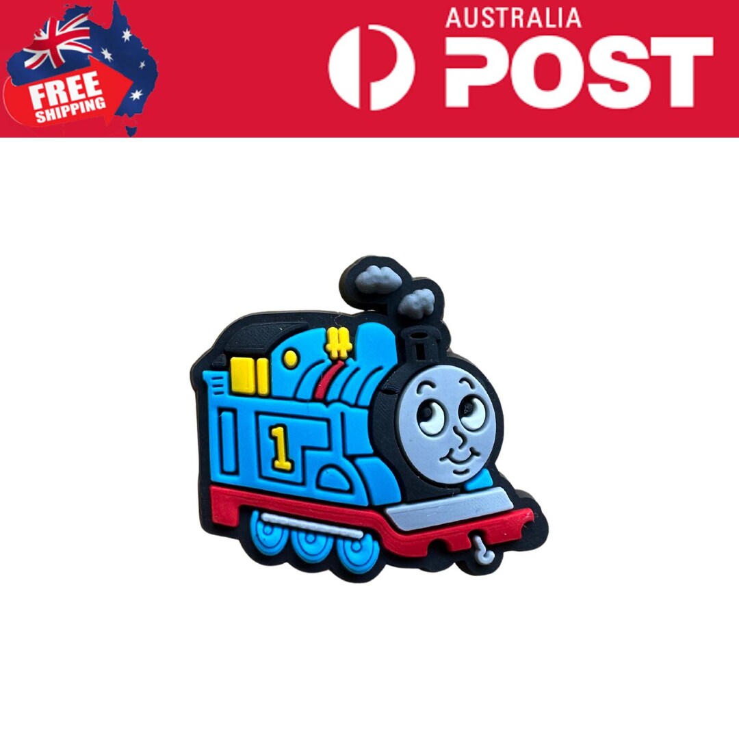 Thomas the Tank Engine Cartoon Character Shoe for Jibbitz-crocs Charms ...